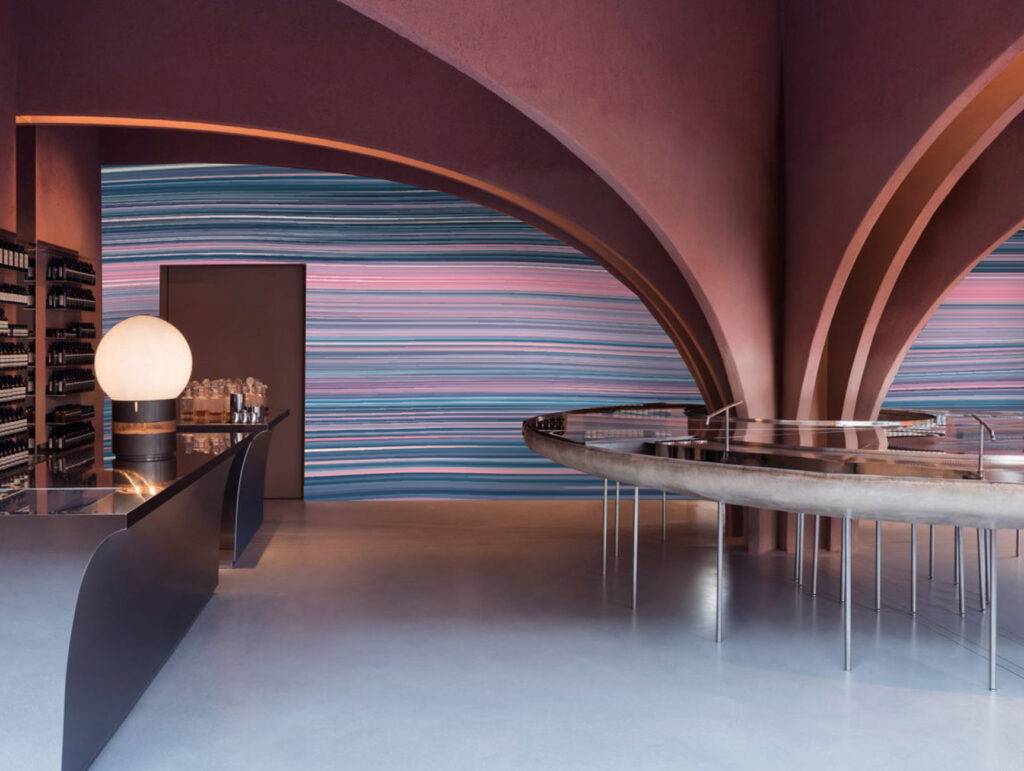 Horizontal lines wall mural – Nouqoush