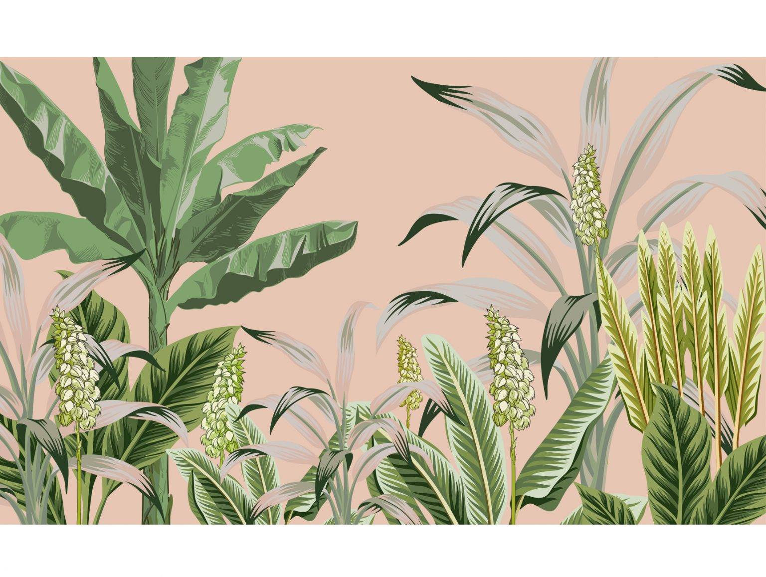 Botanical garden wall mural – Nouqoush