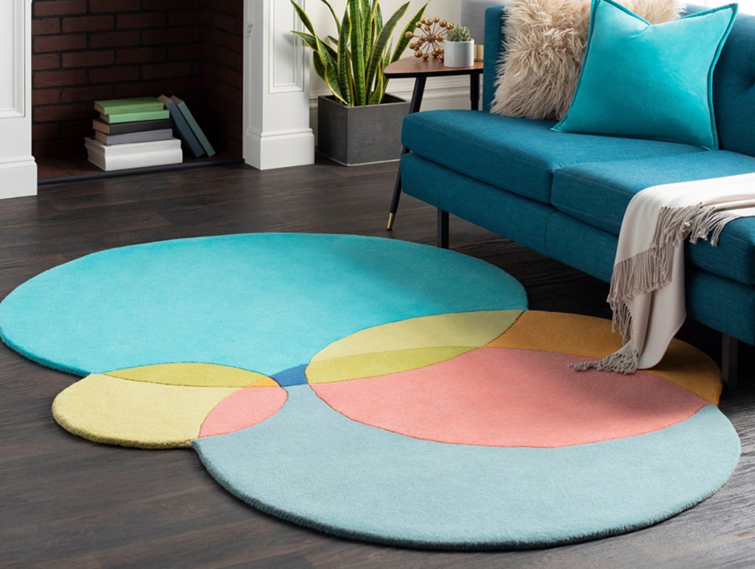 Interference of circles Rug – Nouqoush