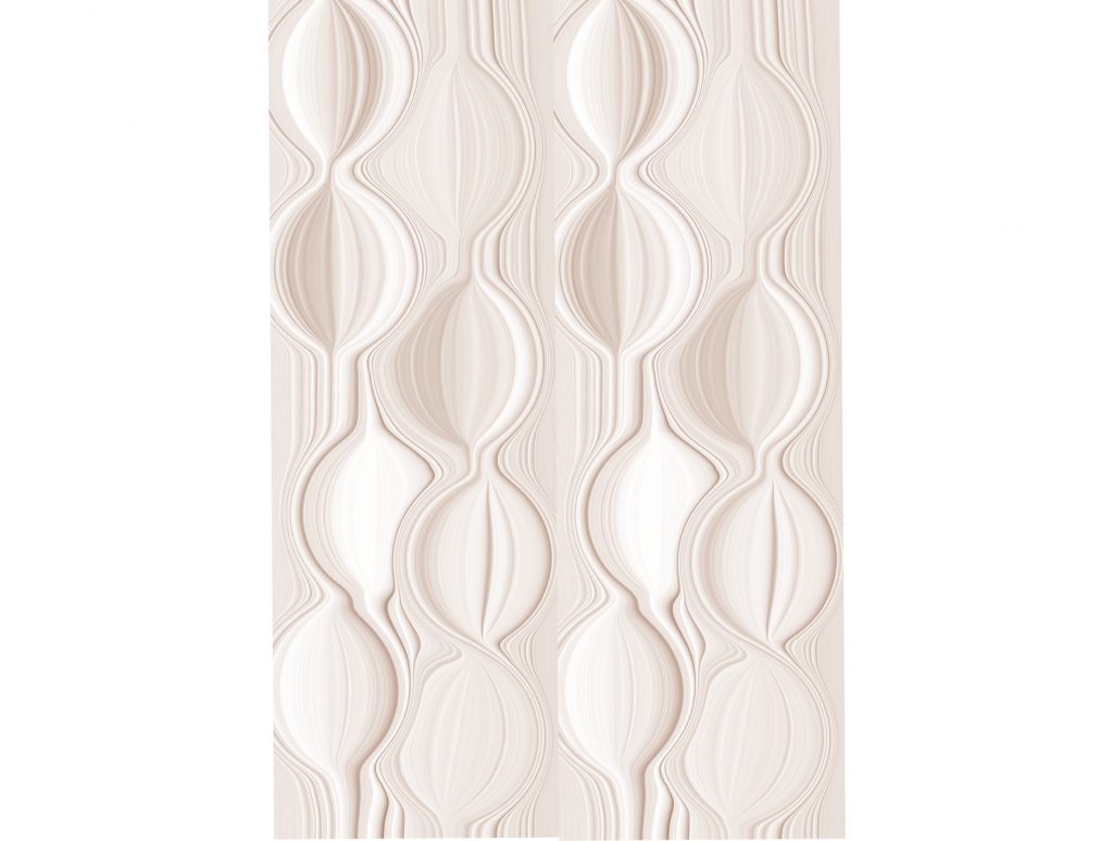 Volumetric 3D figures wall mural – Nouqoush