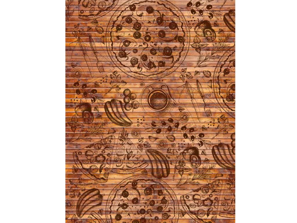 Classic Italian dishes wall mural – Nouqoush