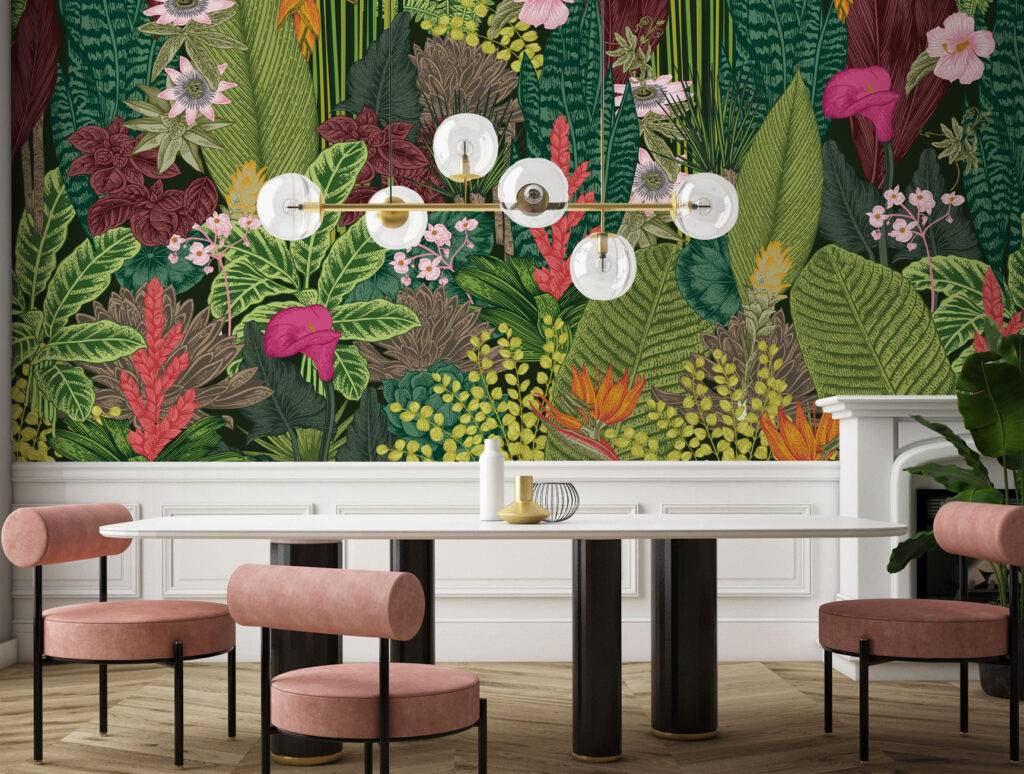 Botanical classic wall mural – Nouqoush