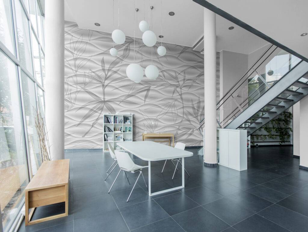 3D Wavy wall mural – Nouqoush