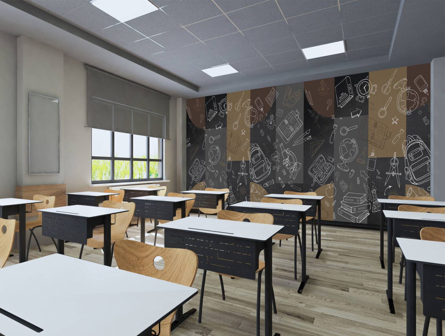 School wall mural – Nouqoush
