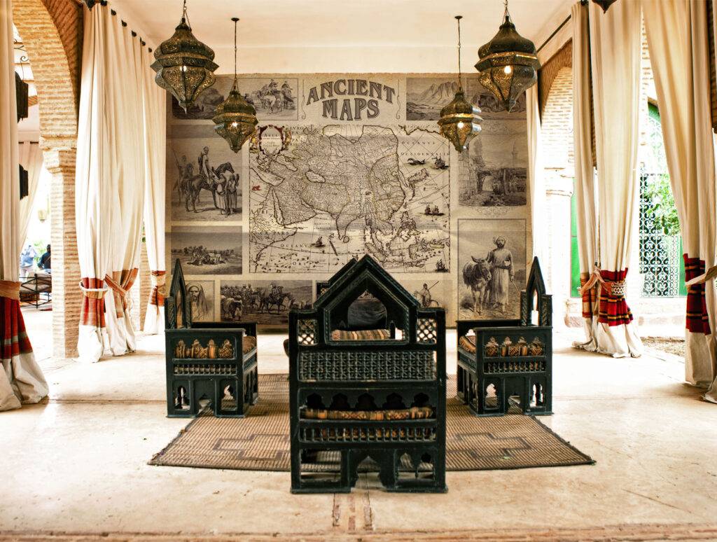 Ancient map wallpaper mural – Nouqoush