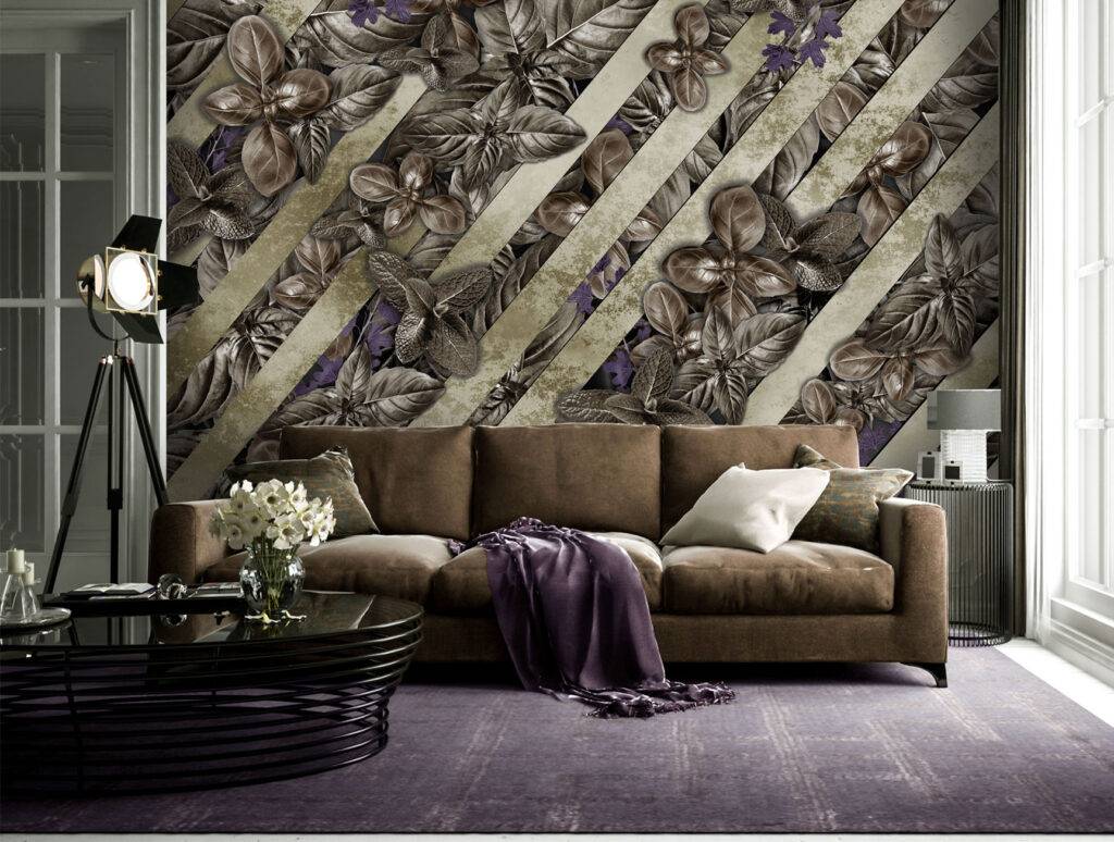 Rich leaves wall mural – Nouqoush