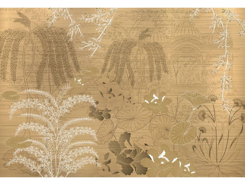 Willow garden wall mural – Nouqoush
