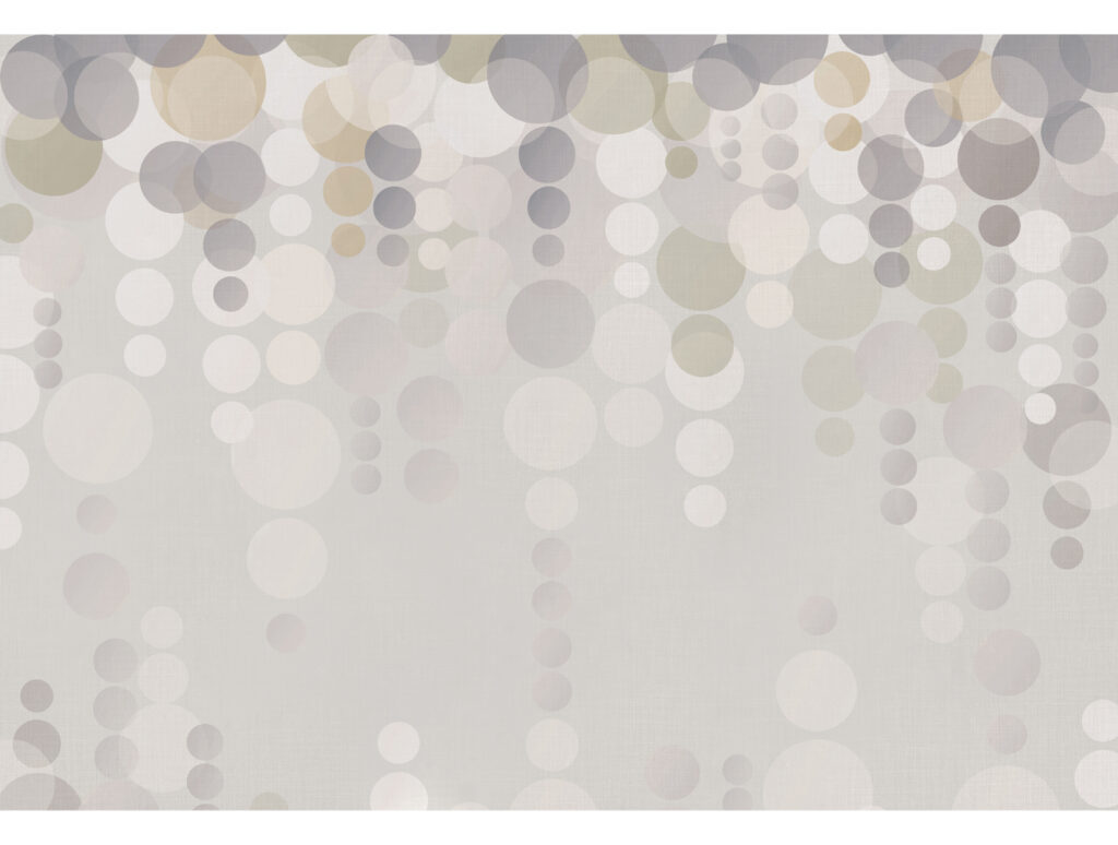Transparent bubbles wall mural - Nouqoush