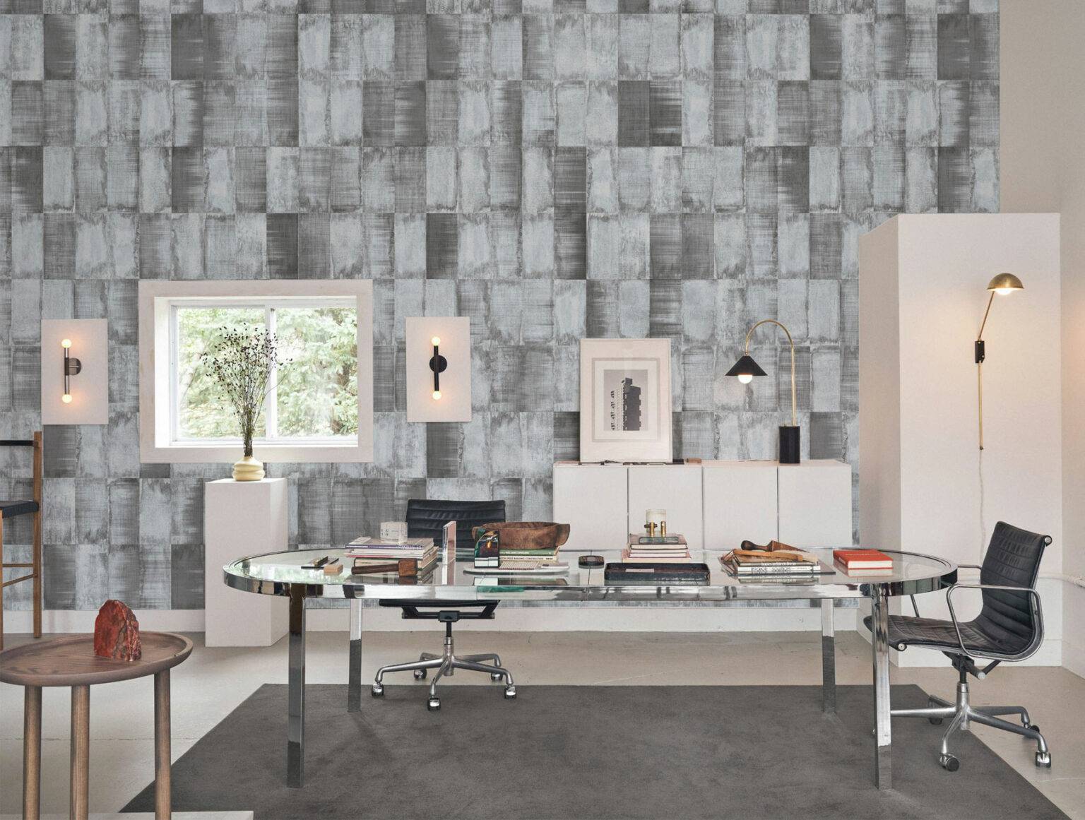 Highlighted shapes wall mural - Nouqoush