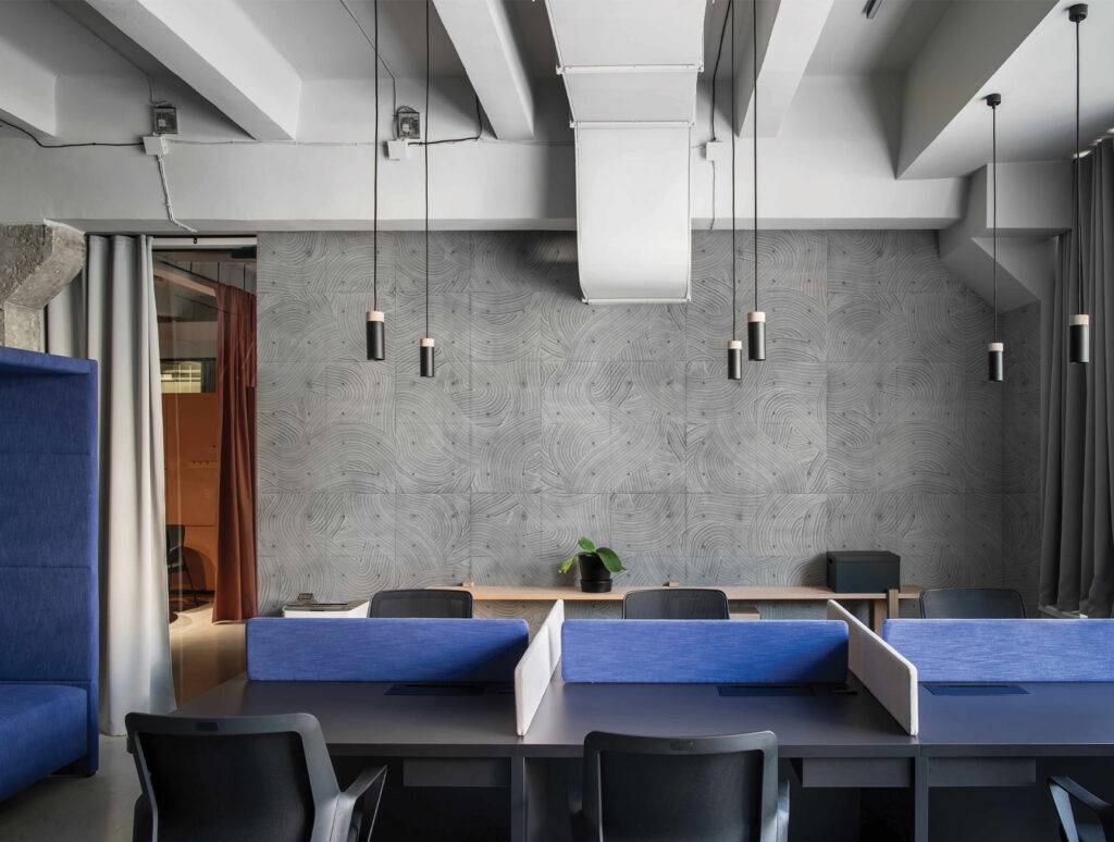 Grooved blocks wall mural - Nouqoush