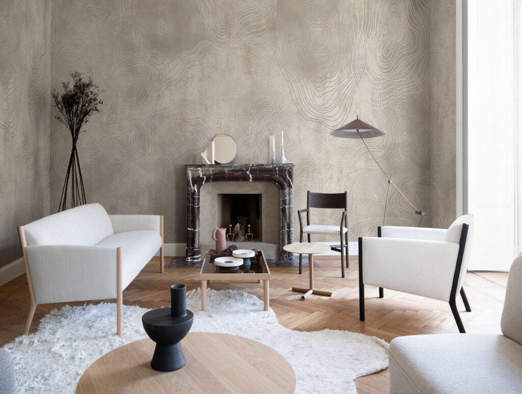 Handsome lines wall mural – Nouqoush